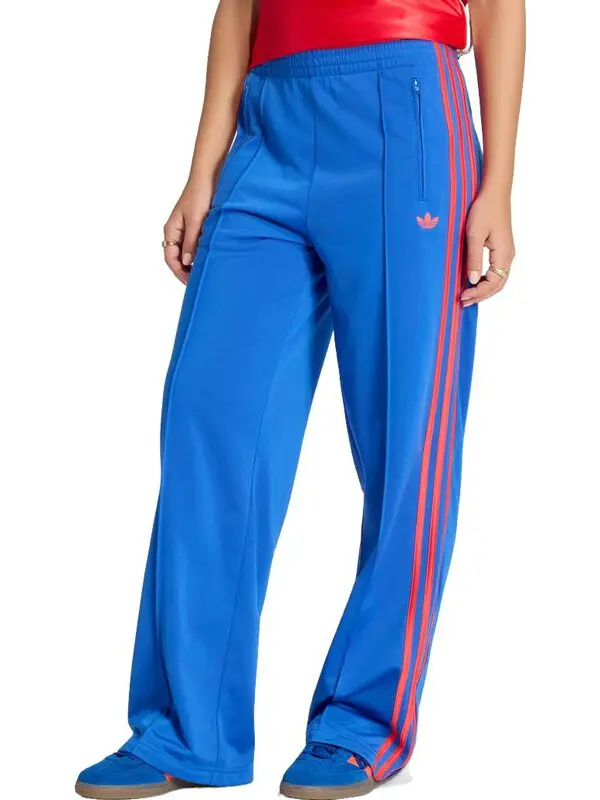 Adidas Firebird Loose Track Pants - Blue / Semi Lucid Red
