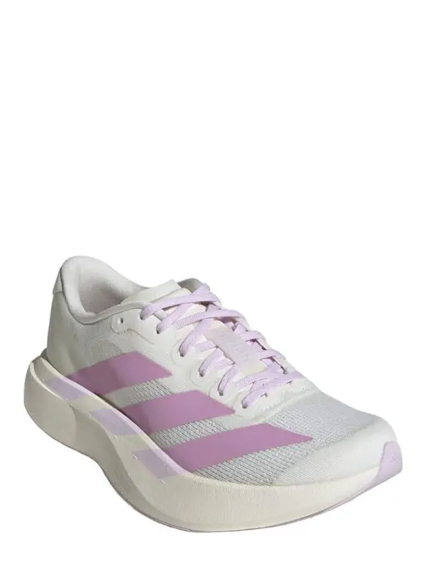 Adidas Adizero Evo Sl Shoes - Off White / Bliss Lilac / Ice Lavender