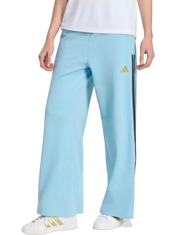 Adidas House Of Tiro Wide Leg Pants - Icey Blue / Hazy Beige / Night Navy