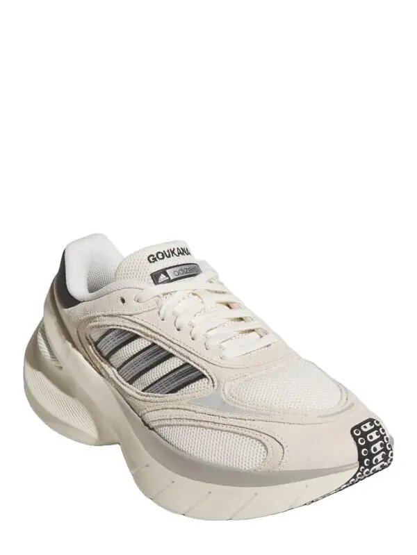 Adidas Adizero Goukana Shoes - Cream White / Silver Metallic / Core Black