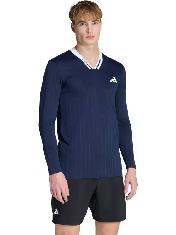 Adidas Tennis Climacool Long Sleeve Top - Legend Ink