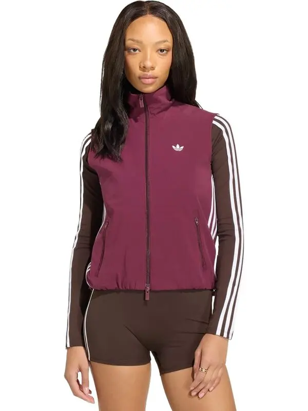 Adidas Adilenium 5.0 Sleeveless Track Top - Maroon