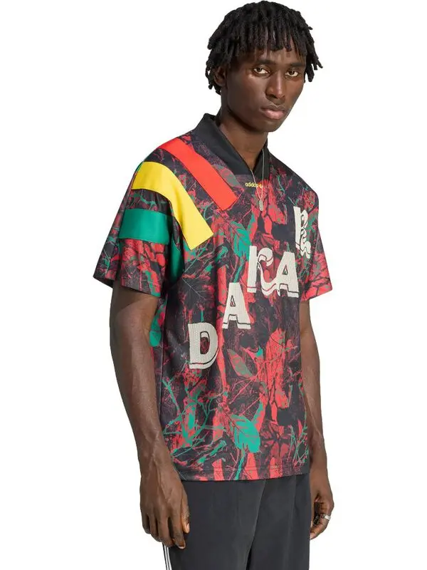 Adidas Originals Graphic Jersey - Bold Green / Yellow / Red