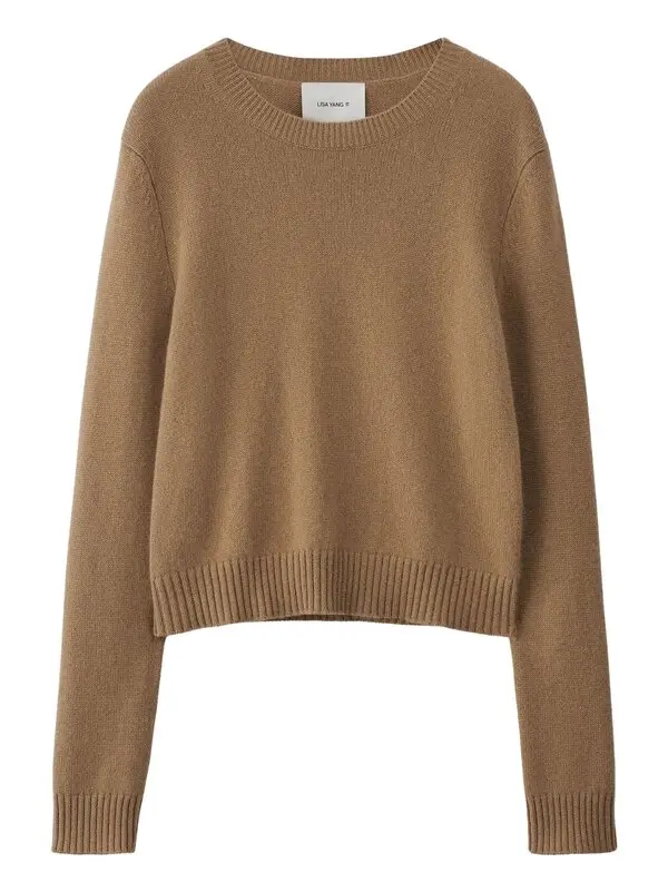LISA YANG Mable Cashmere Sweater - Toffee