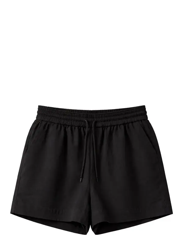 WAKAKUU Relaxed Fit Summer Shorts - Black