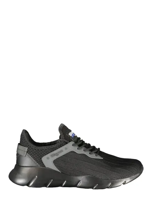 BLAUER. Mesh-panel Lace-up Sneakers - Black