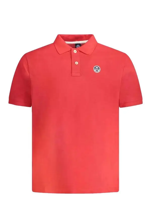 NORTH SAILS Logo-embroidered Cotton Polo Shirt - Red