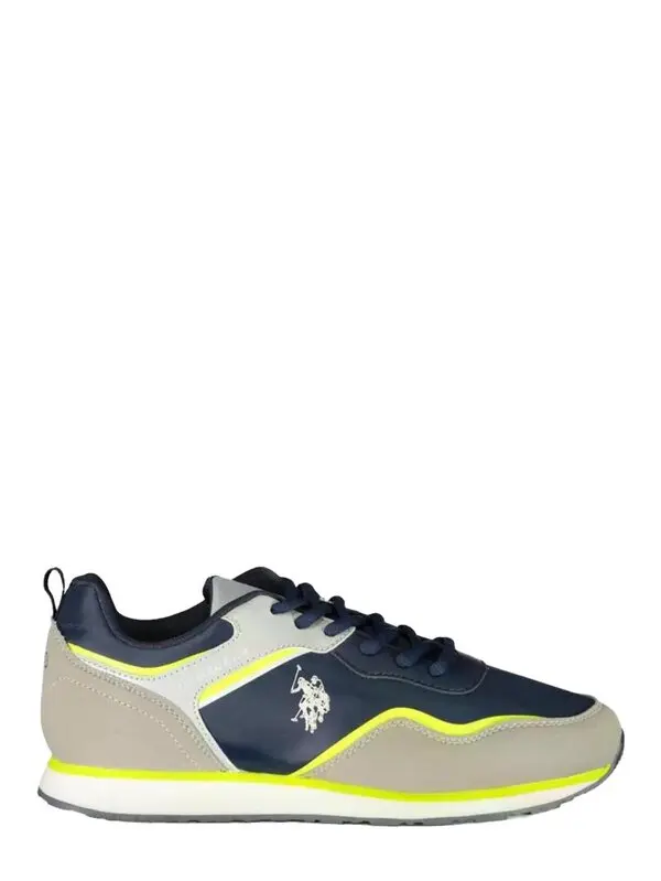 U.s. Polo Assn. Colour-block Lace-up Sneakers - Blue