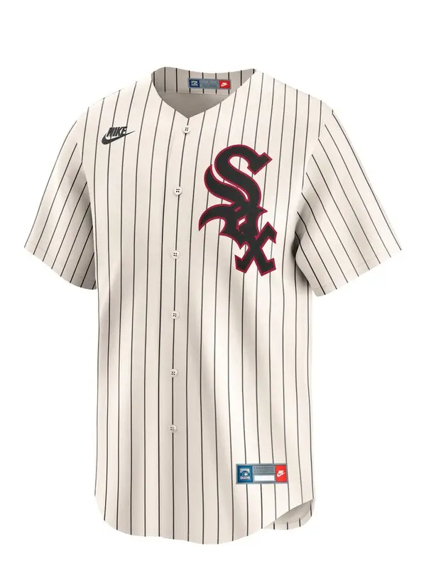 Nike Chicago White Sox Cooperstown Dri-fit Adv Mlb Limited Jersey - Black