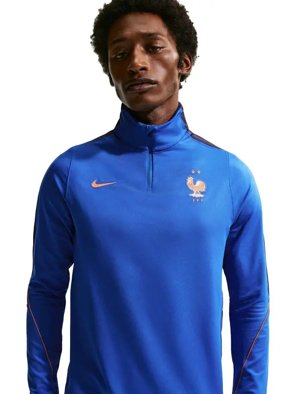 Nike Fff Strike Dri-fit Soccer Drill Top - Blue