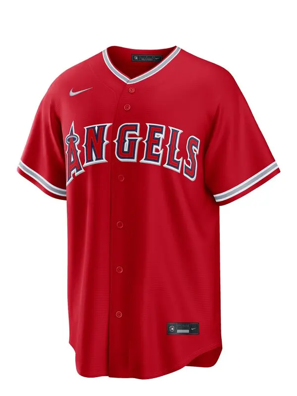 Nike Los Angeles Angels Mlb Replica Jersey - Red