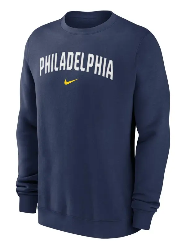 Nike Philadelphia Phillies Mlb Pullover Crew - Blue
