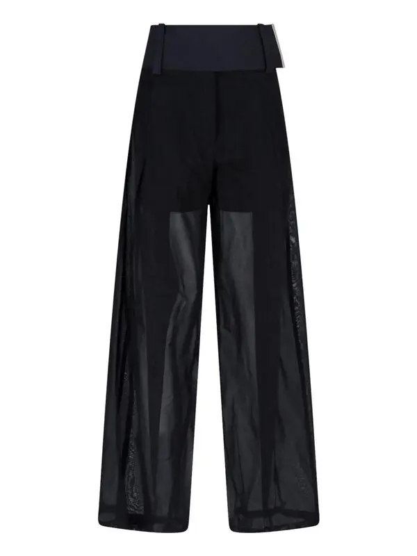 Sportmax Wide Pants "ferito - Black