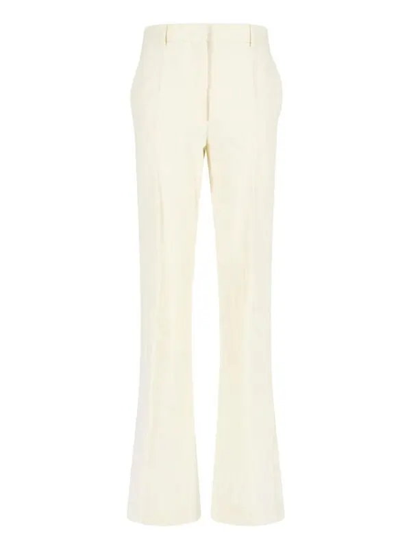 Sportmax Spiacere" Flared Pants - Cream