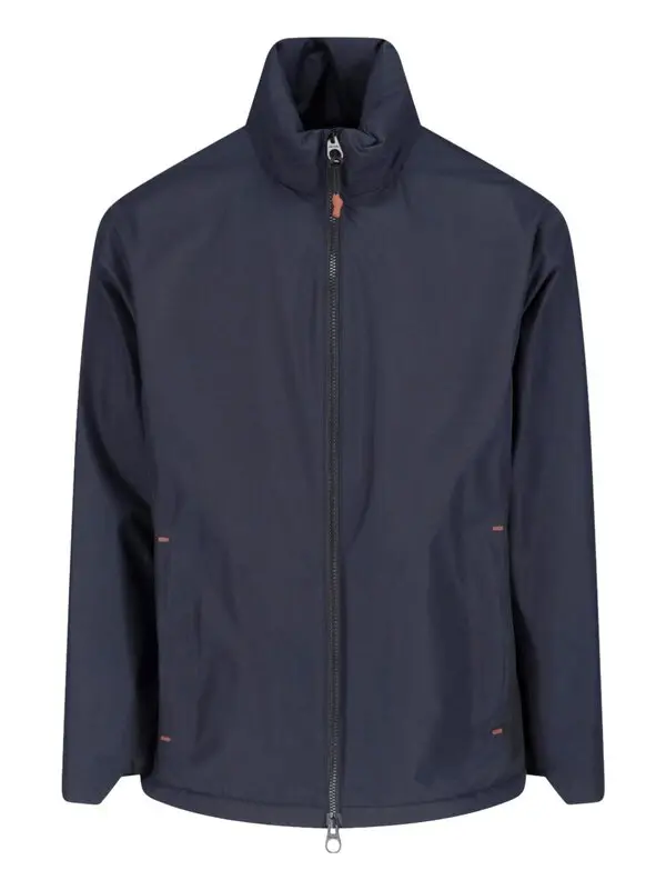 Loro Piana Microfiber Storm System® Bomber Jacket - Blue