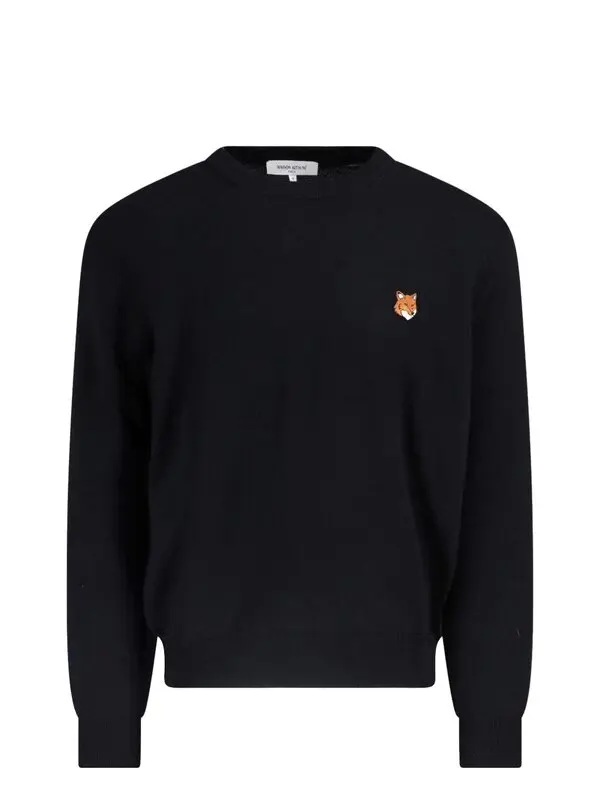 Maison Kitsuné Fox Head Sweatshirt - Black