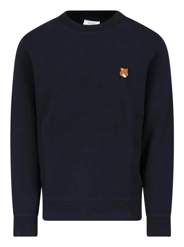 Maison Kitsuné Fox Head Sweatshirt - Black