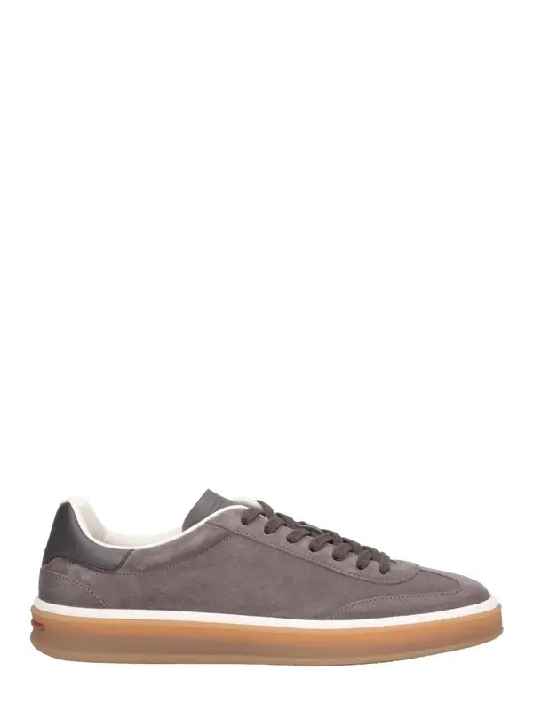 Loro Piana Tennis Walk Low-top Sneakers - Gray