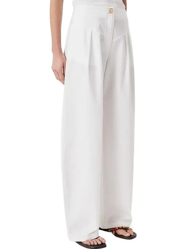 Tresse Popeline Pants - Off White