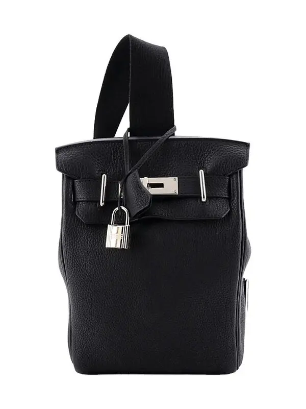 Hermès Pm Hac A Dos Backpack Togo - Black
