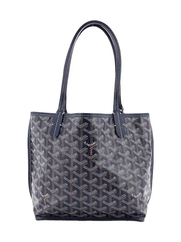Goyard Anjou Reversible Tote Coated Canvas - Blue