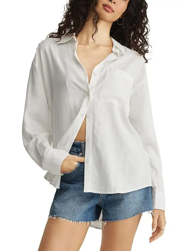 Z Supply Button-up Shirt - White