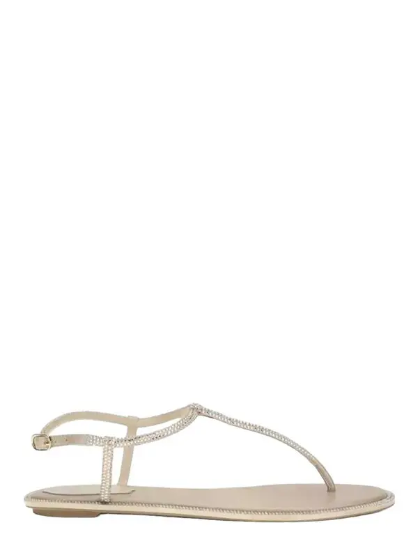 Rene Caovilla Diana Embellished Sandals - Neutrals
