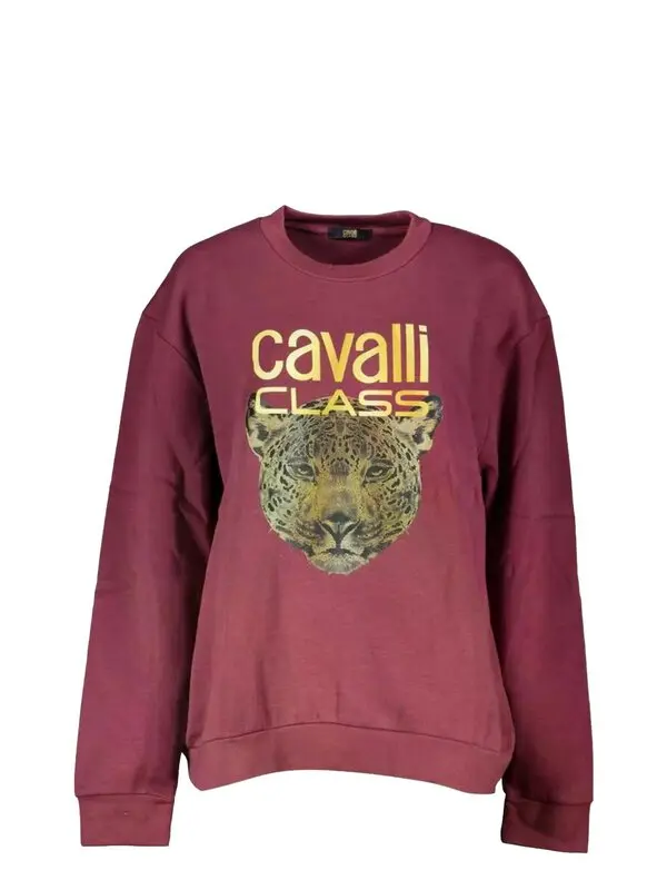 Roberto Cavalli Jaguar-print Sweatshirt - Purple