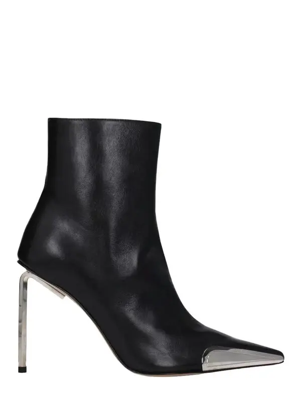 Off-White Jitney Metal-heel Ankle Boots - Black