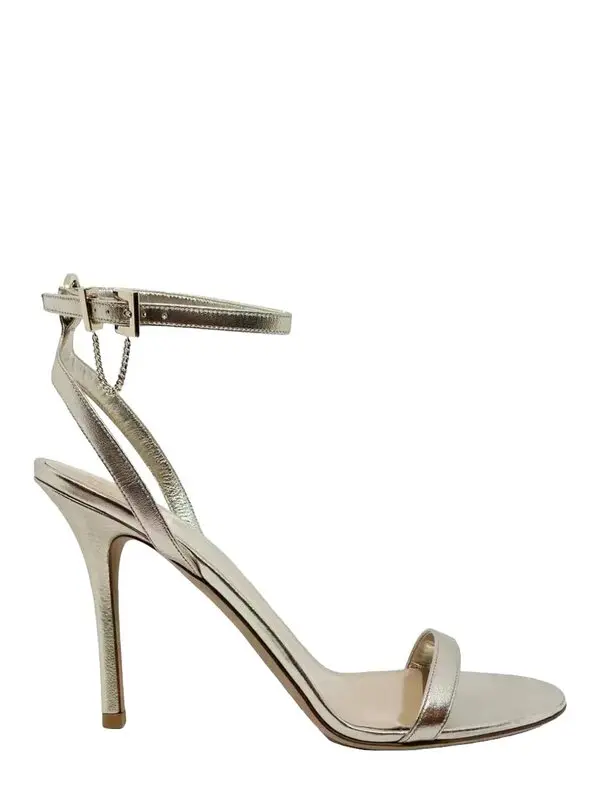 Valentino Garavani Metallic Stiletto Sandals - Gold