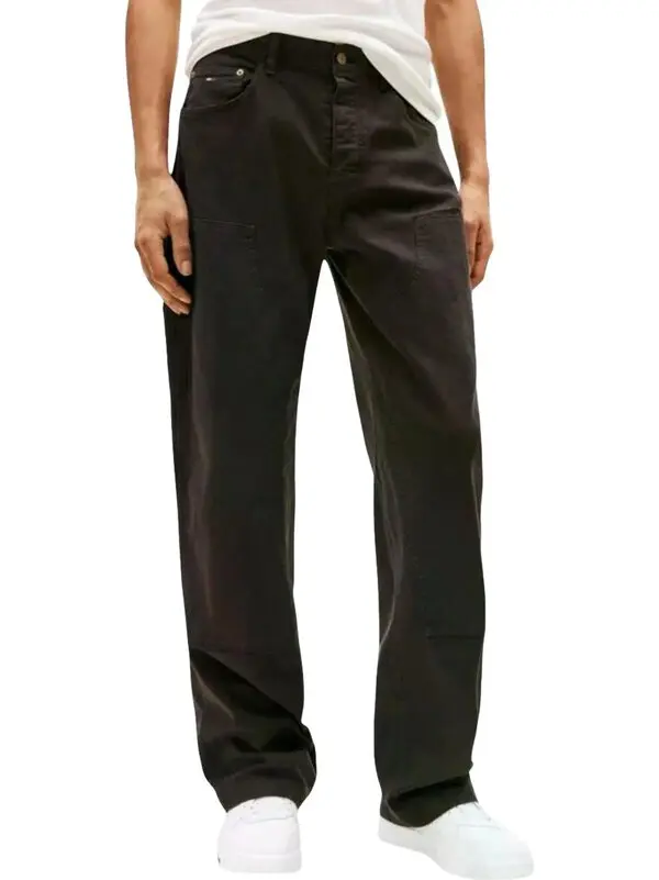Tommy Hilfiger Paneled Carpenter Trousers - Black