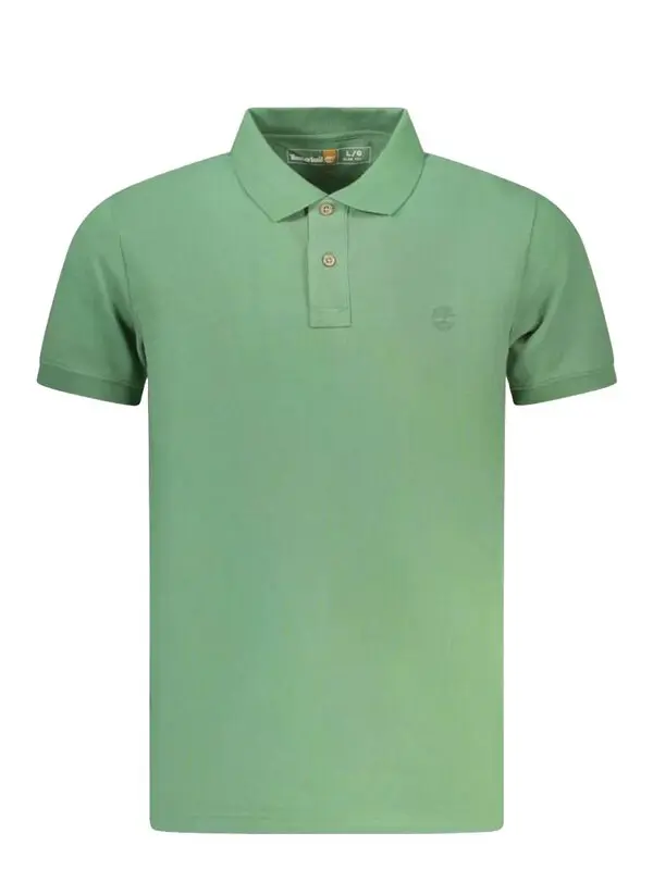 Timberland Logo-embroidered Cotton Polo Shirt - Green