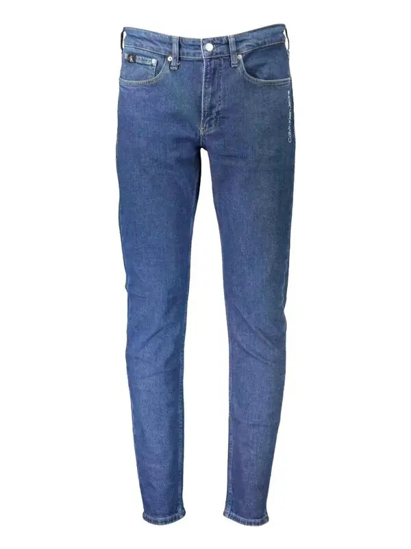Calvin Klein Logo-patch Jeans - Blue