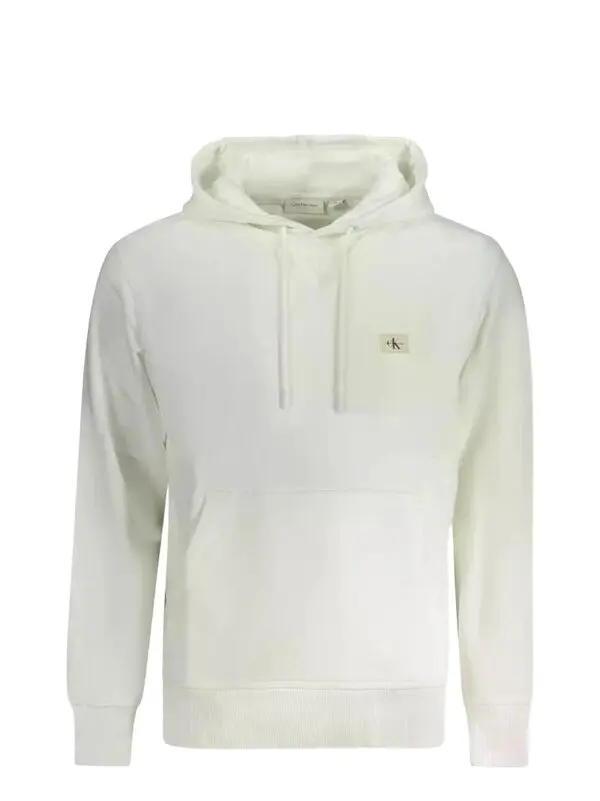 Calvin Klein Logo-patch Hoodie - White