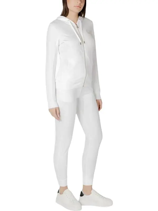 EA7 Rhinestone-logo Tracksuit - Neutrals