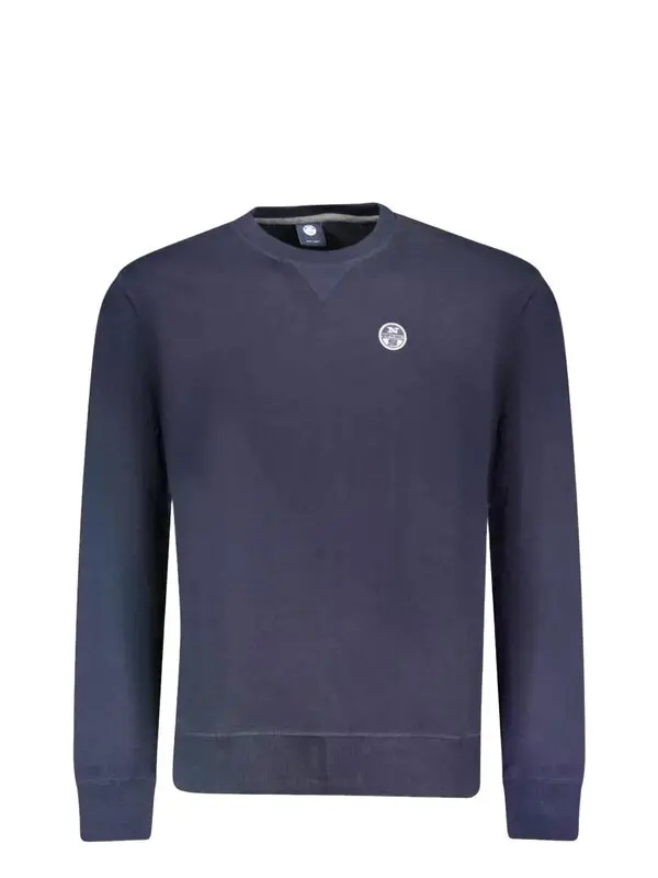 NORTH SAILS Logo-patch Crew-neck Sweatshirt - Blue