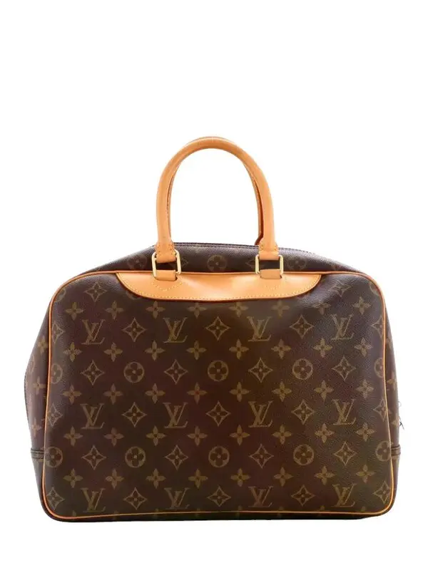 LOUIS VUITTON Deauville Monogram Handbag - Brown