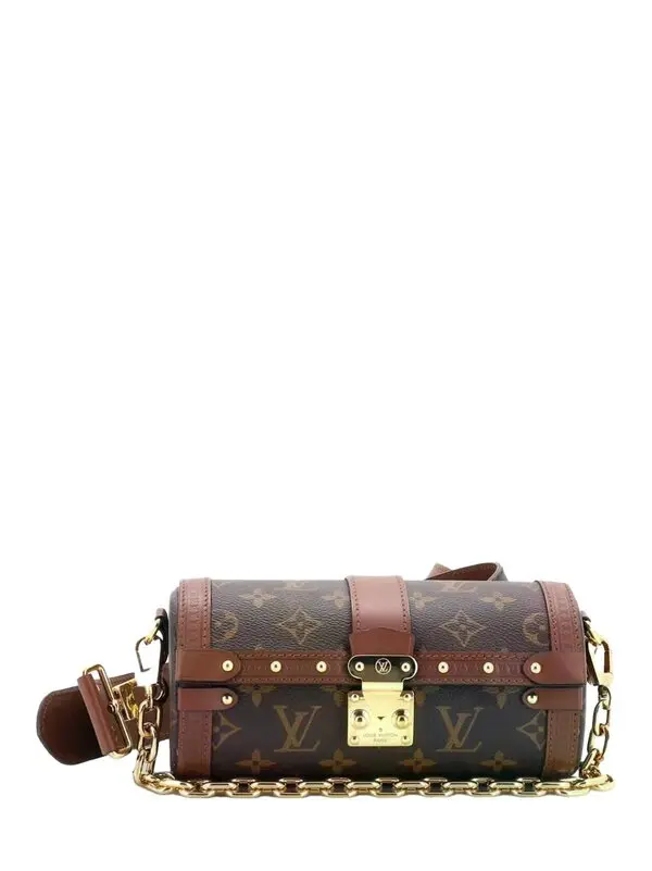 LOUIS VUITTON Papillon Trunk Shoulder Bag Monogram Canvas - Brown