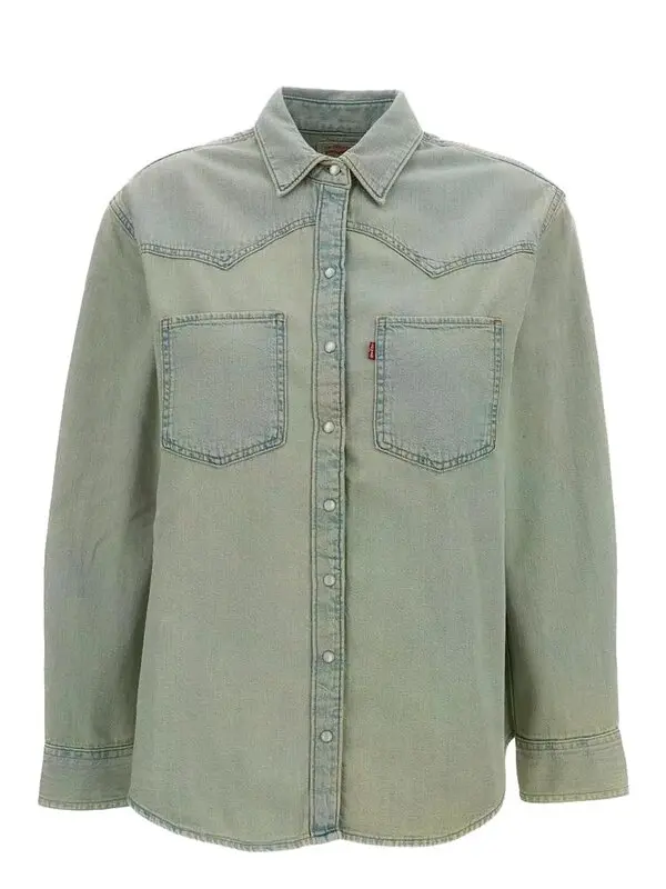 LEVI'S Teodora Chest-pocket Shirt - Blue