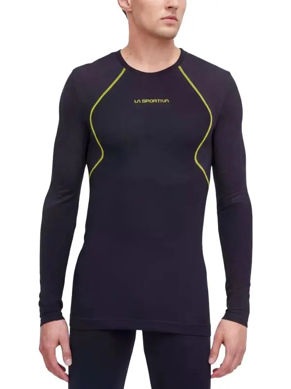 LA SPORTIVA Logo Detail Long-sleeve T-shirt - Black