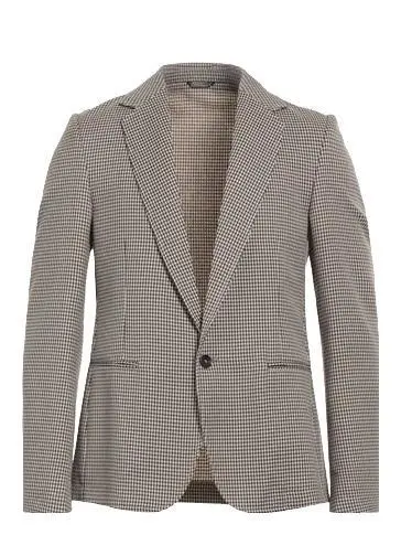 DANIELE ALESSANDRINI Blazer Size Polyester, Viscose, Elastane - Brown