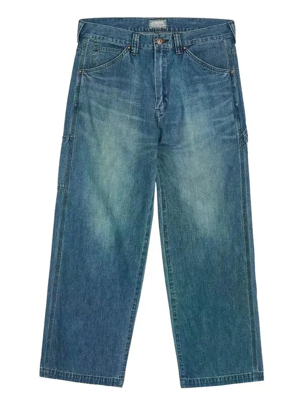 Blue Blue Japan Faded-effect Carpenter Jeans - Blue