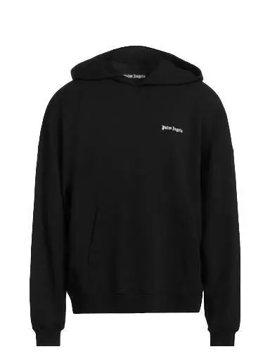 Palm Angels Cotton-blend Hooded Sweatshirt - Black