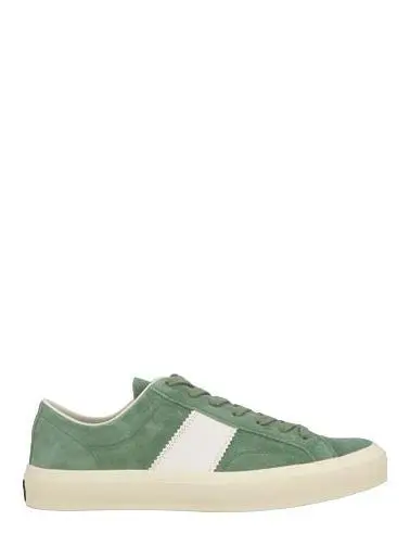 TOM FORD Calfskin Low-top Sneakers - Green