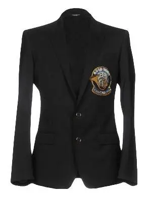 Dolce & Gabbana Blazer Size Virgin Wool, Elastane - Black