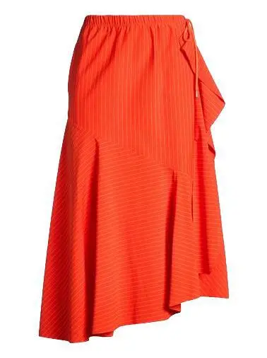 High Tech Midi Skirt - Tomato Red
