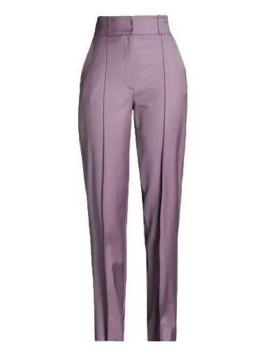 Elisabetta Franchi Virgin Wool Straight-leg Pants - Purple