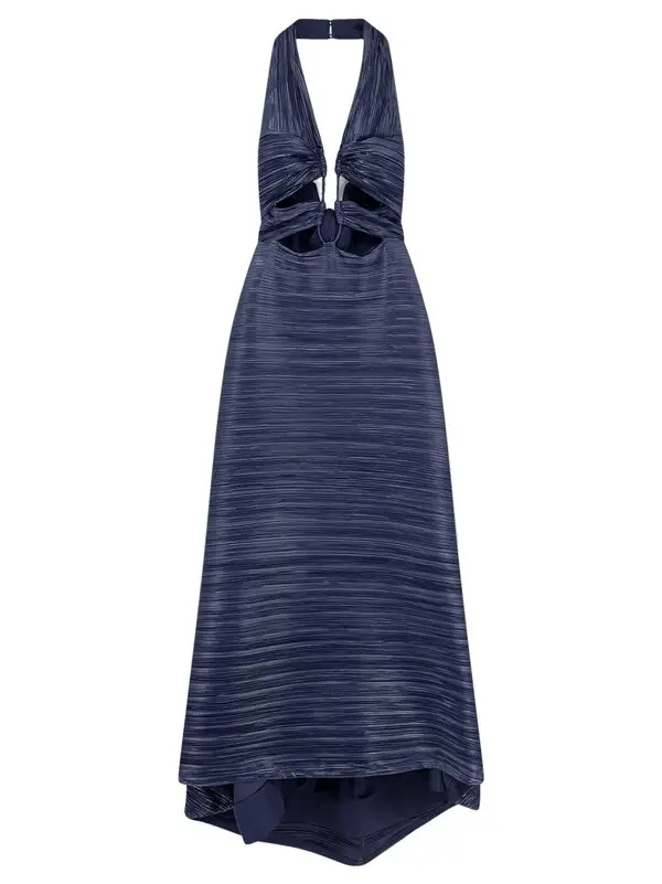 Cult Gaia Pleated Jahzara Dress - Blue