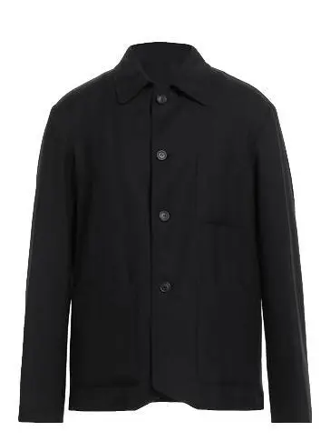 PALTO' Jacket In Virgin Wool - Black