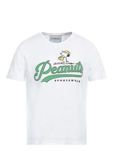 Iceberg Peanuts T-shirt Size Cotton, Polyester - White
